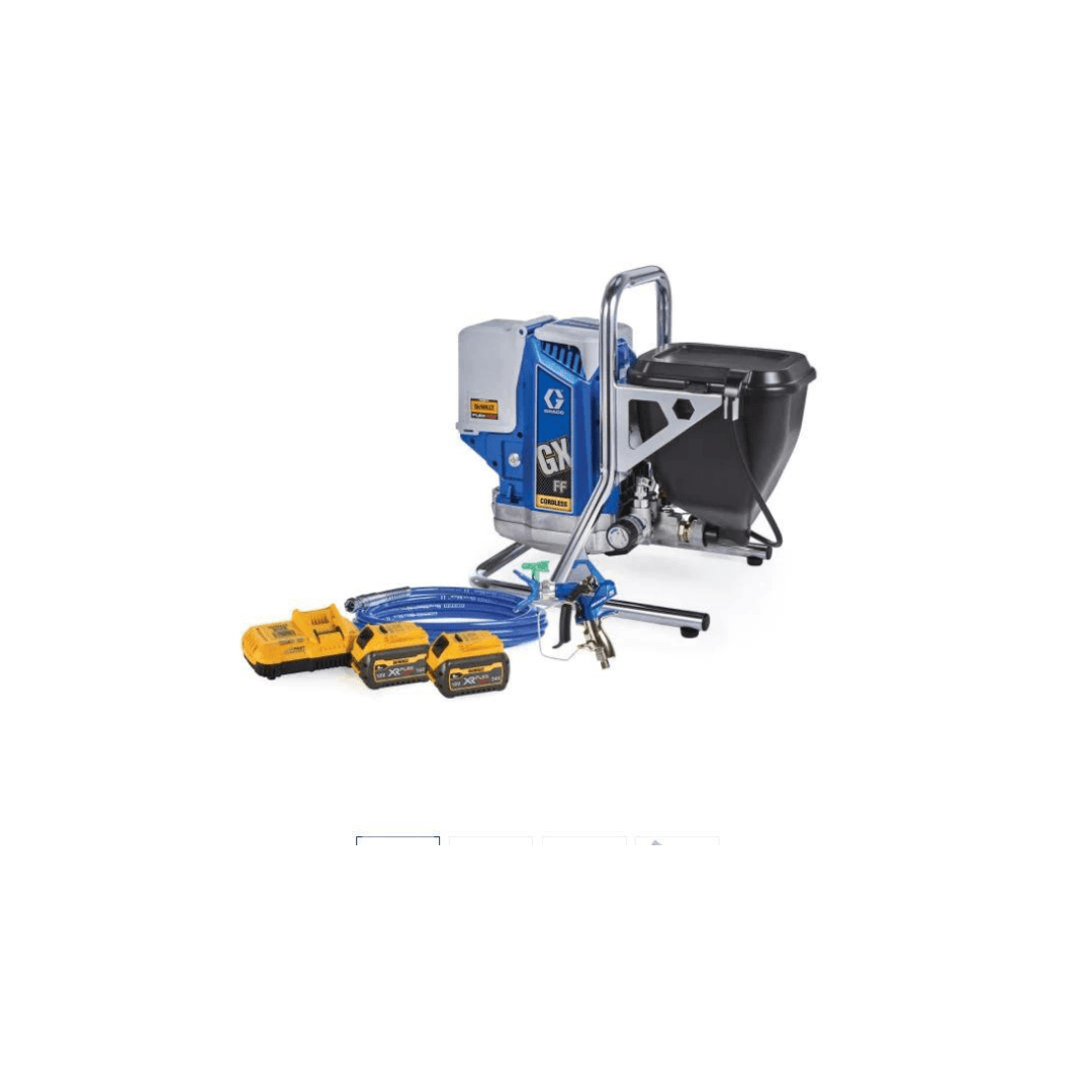 Graco GX FF cordless airless sprayer, 230V, CEE (25U466) - Tool Source