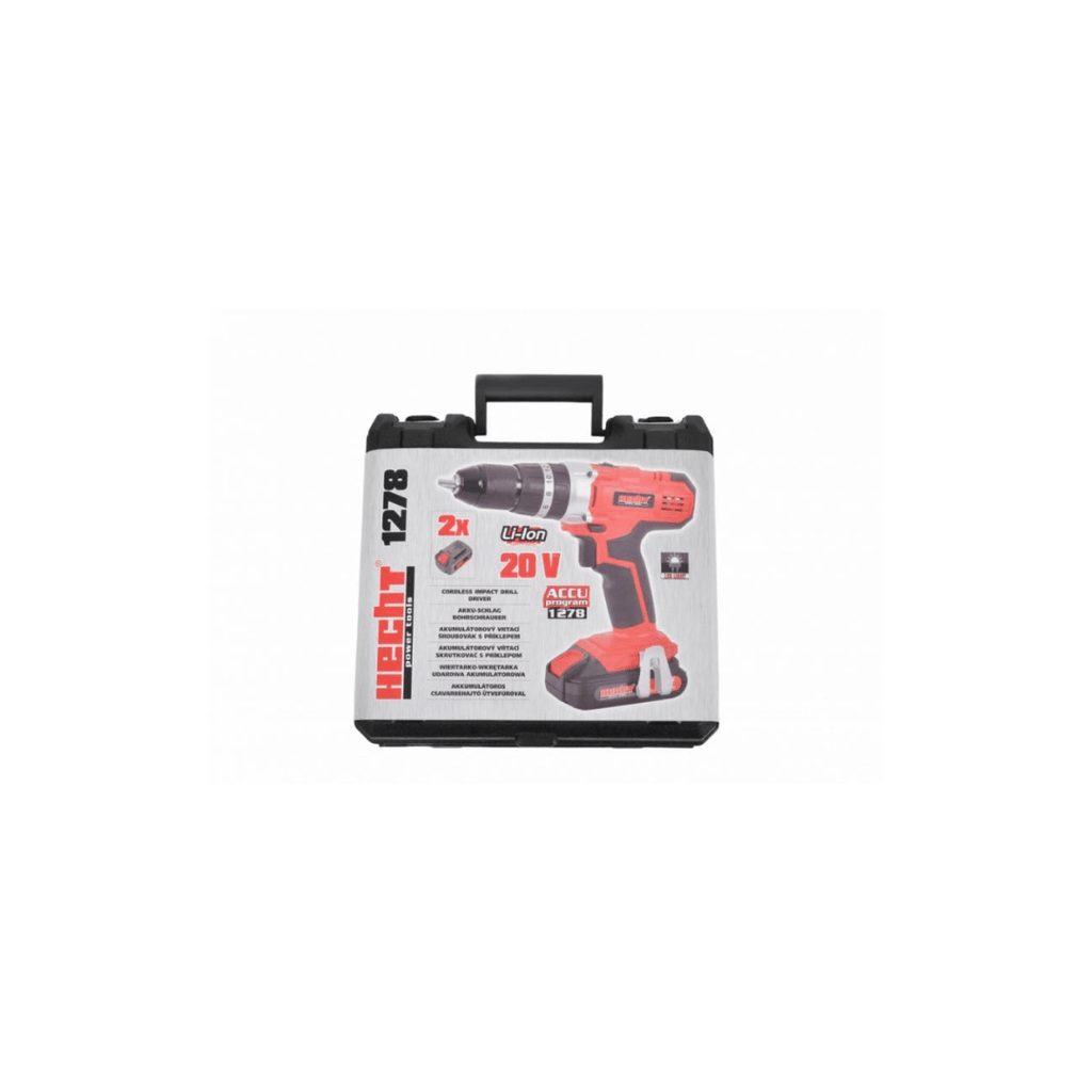 Hecht Accu Screwdriver/Impact Drill -1278 - Tool Source