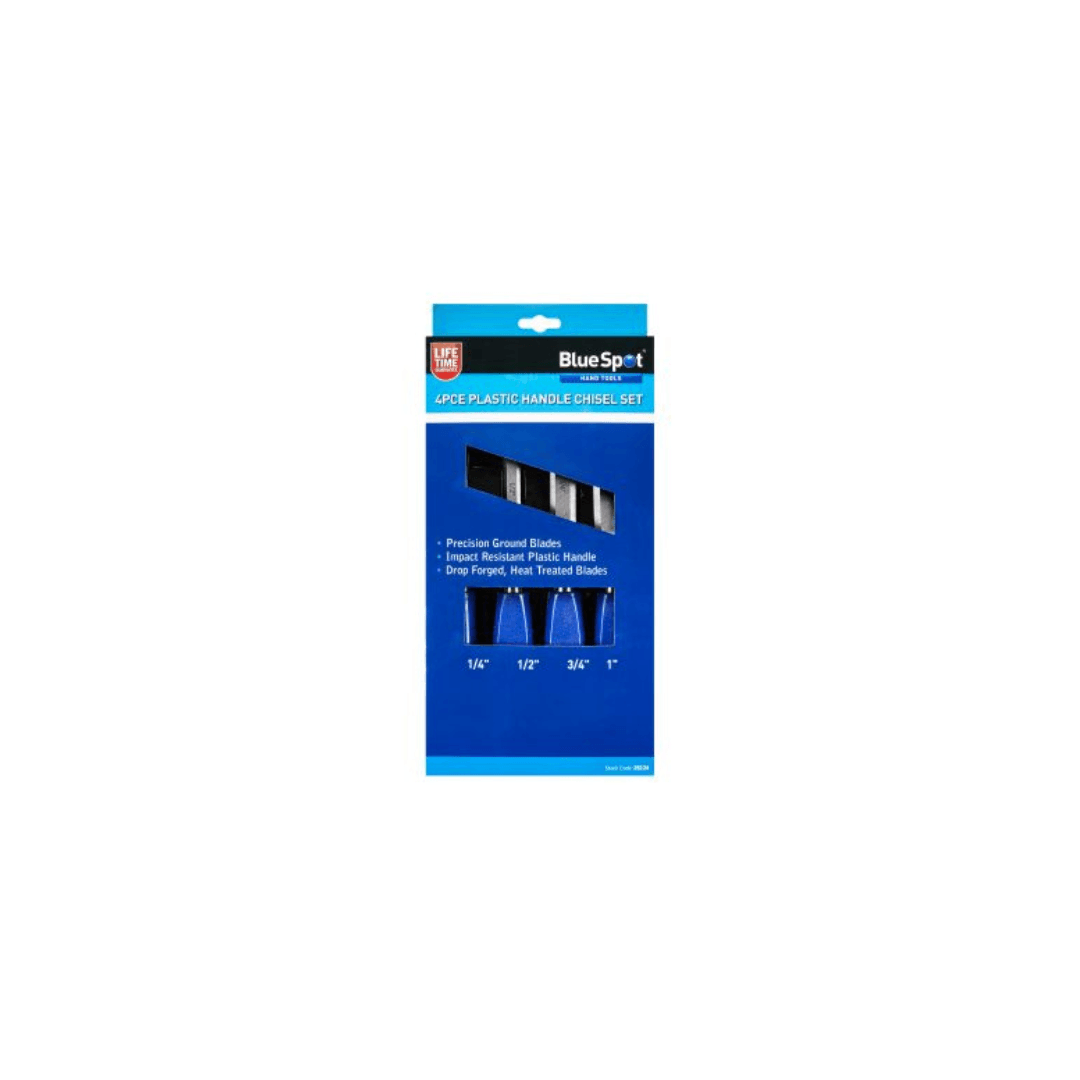 BLUE SPOT TOOLS 4 PCE WOOD CHISEL SET – Tool Source
